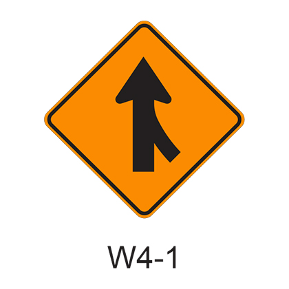 W4-1 - California Barricade